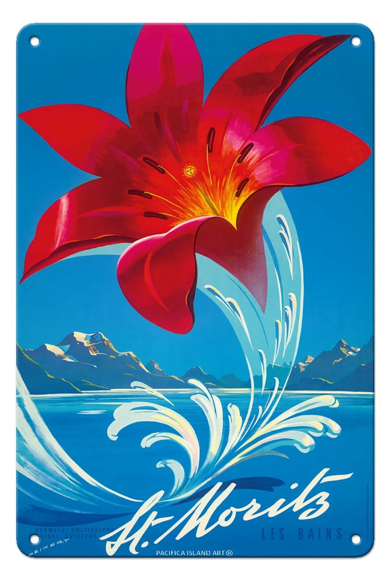 St. Moritz Les Bain - Schweiz Switzerland Suisse Svizzera - Red Lily ...
