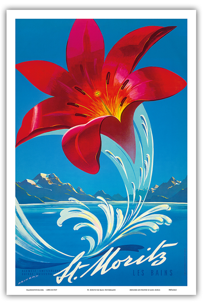 St. Moritz Les Bain - Schweiz Switzerland Suisse Svizzera - Red Lily ...