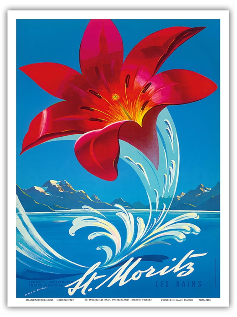 St. Moritz Les Bain - Schweiz Switzerland Suisse Svizzera - Red Lily ...