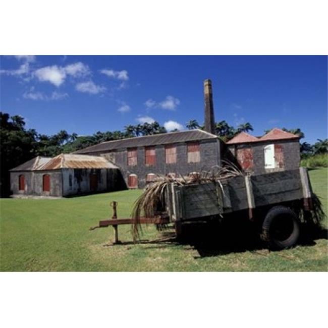 St Nicholas Abbey Sugar Mill St Peter Parish Barbados Caribbean Print ...