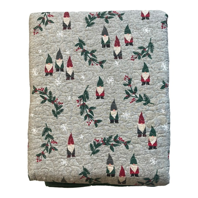 St Nicholas Square Holiday Christmas Gnomes Full/Queen Bedding Set ...