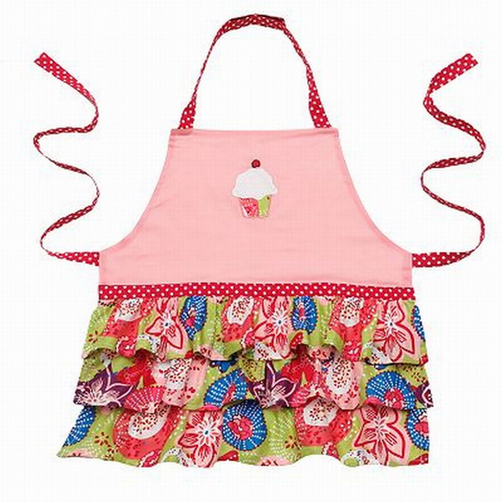 St Nicholas Square Holiday Childs Apron Frilly Confetti Bib Style ...