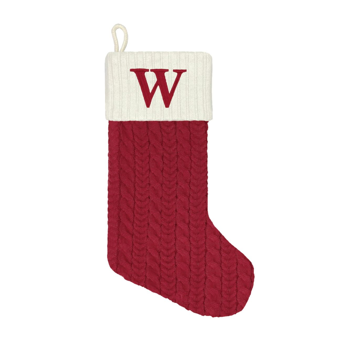 St Nicholas Square Monogram Stocking