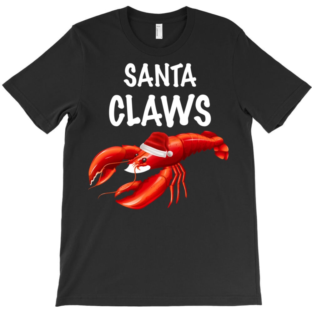 St. Nick Claws Funny Christmas Holiday Cat Pun Graphic T-Shirt - Great ...