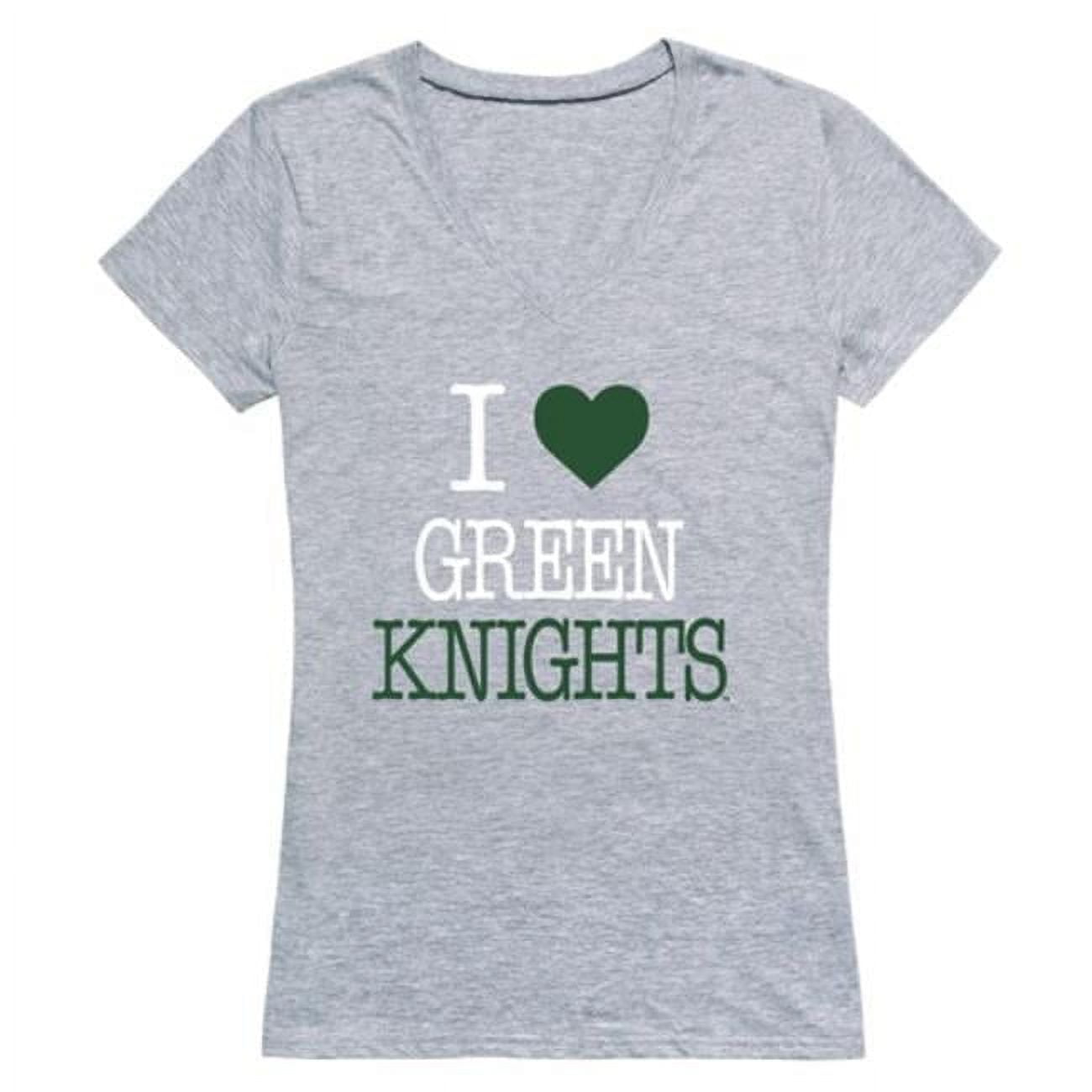 St. Norbert College Green Knights I Love Women T-Shirt, Heather Grey ...