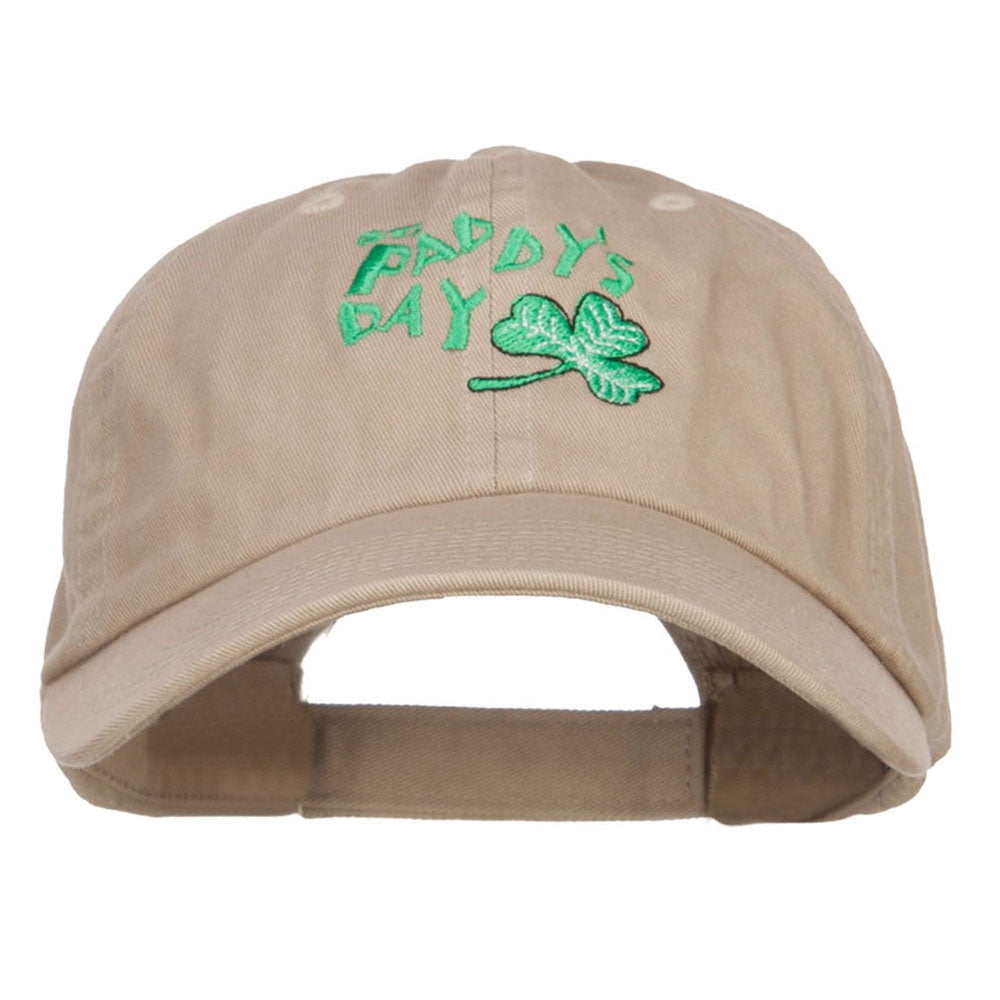 St. Paddy's Day Embroidered Low Cap - Khaki OSFM - Walmart.com