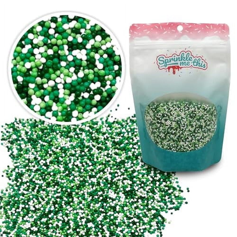 St. Paddy's Pearls | 12 oz Stand Up Sprinkle Bag | St. Patrick's Day Themed Sprinkle Blend ...