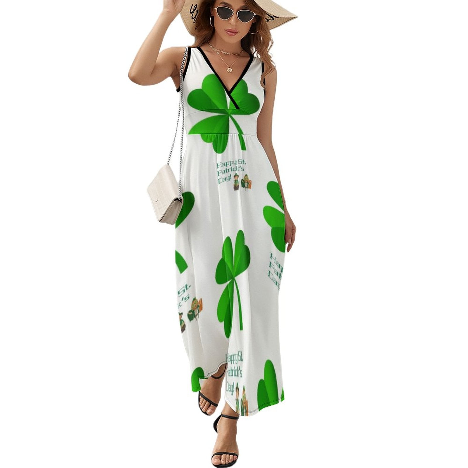 St Paddy's day Irish Tradition American style Sleeveless Dress african ...