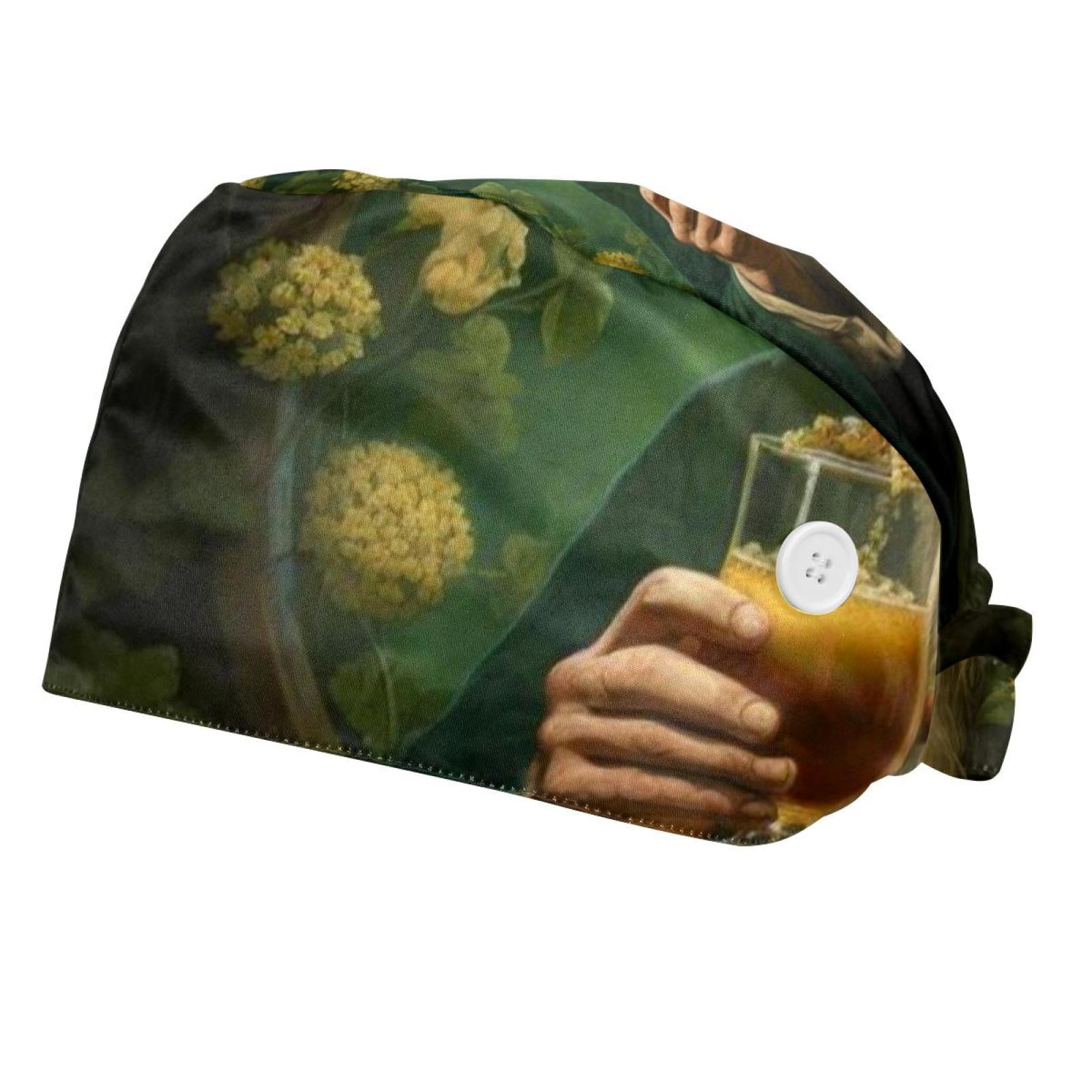 St. Parikh's Day Adjustable Women Working Caps with Buttons One Size ...