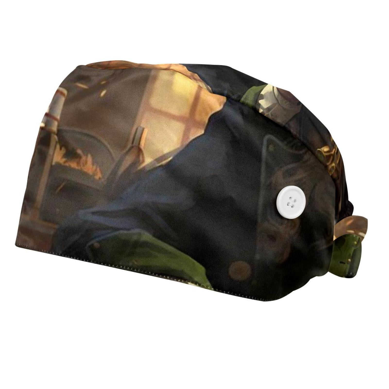 St. Parikh's Day Adjustable Women Working Caps with Buttons One Size ...