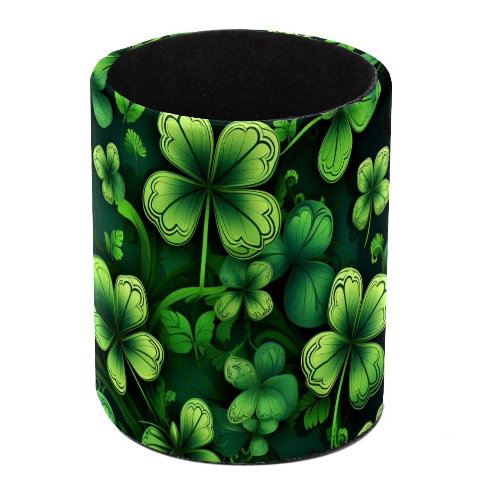 St. Parikh's Day Pencil/Pen Holder for desk, Round Desktop Organizer ...