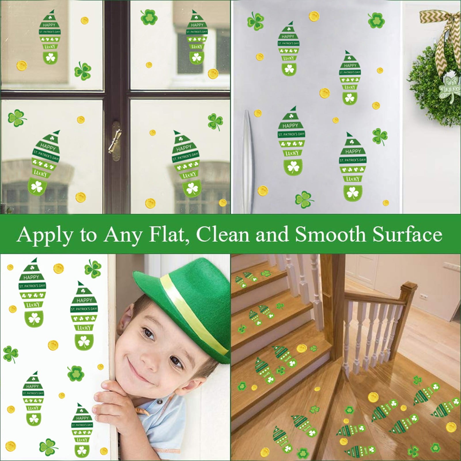 St. Patrick’S Day Wall Stickers - Patrick'S Irish of Stickers Wall Set ...