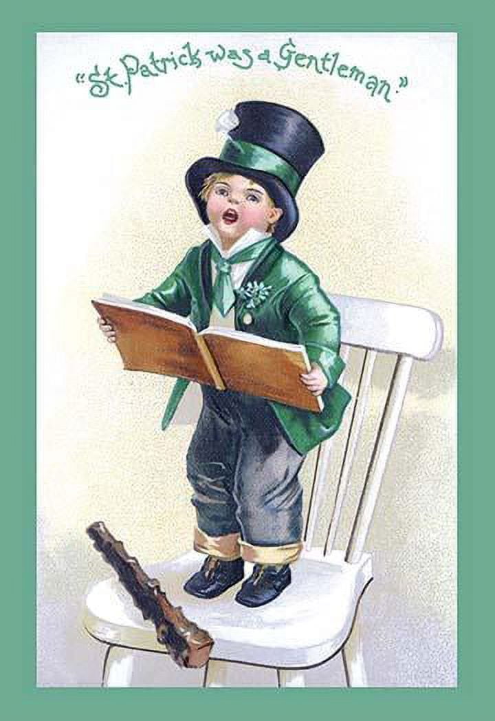 St. Patrick Was a Gentleman-Fine Art Canvas Print (20" x 30") - Walmart.com