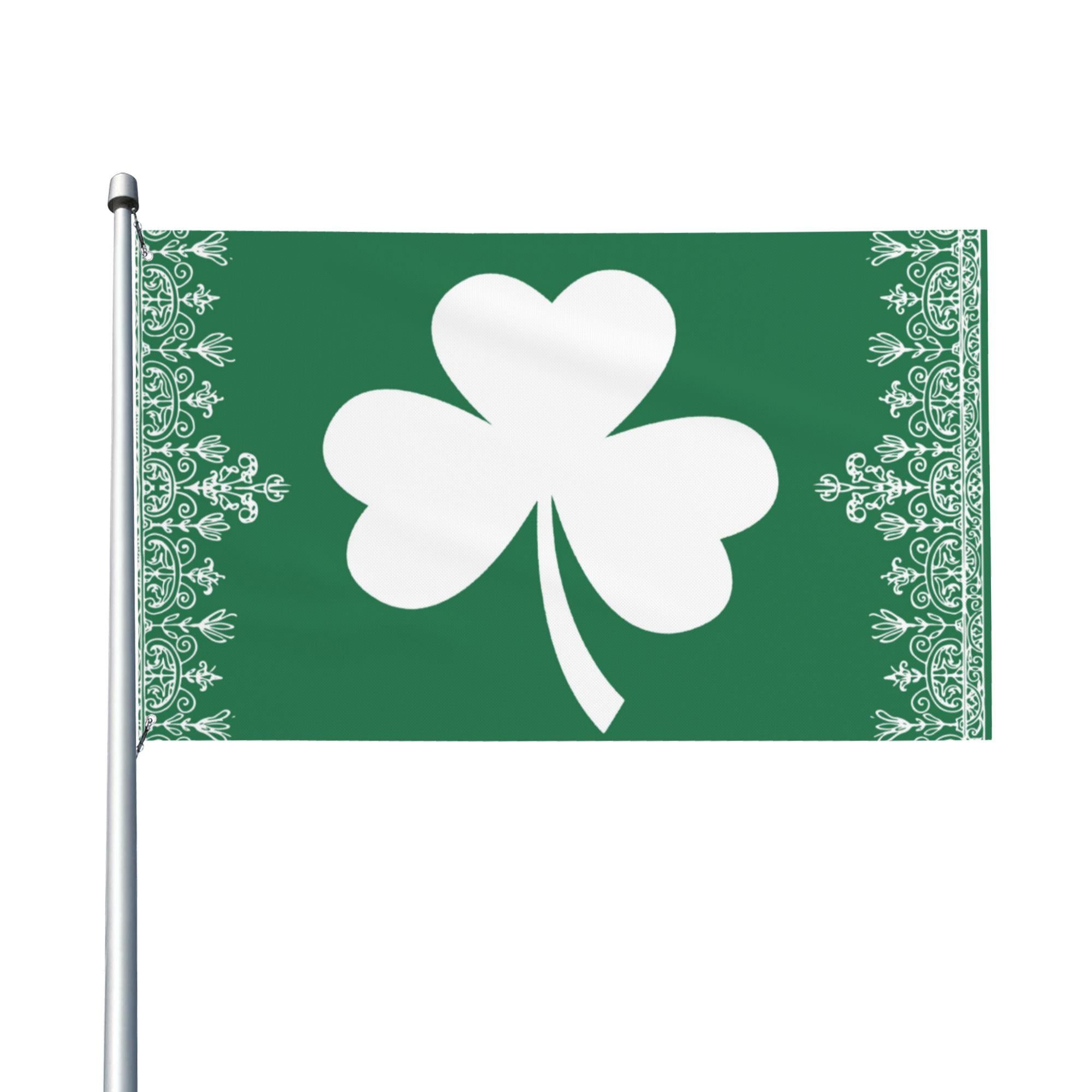 St. Patrick's Day Celtic Knots Shamrock Flags Garden Home Flag House ...