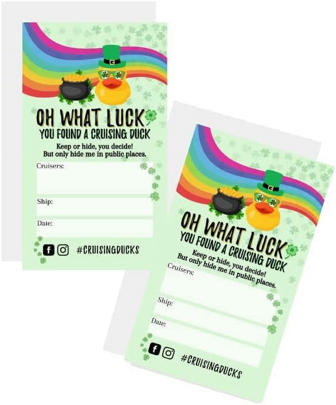 St Patrick's Day Cruising Duck Tags for St. Patricks Day Duck Hunt 30 ...