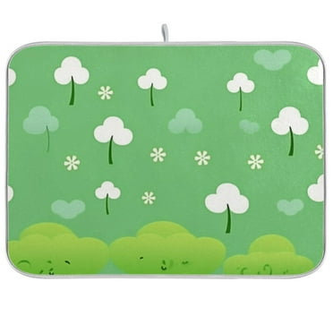 Dish Drying Mat for Kitchen Counter, Microfiber Dish Drying Pad,Large ...