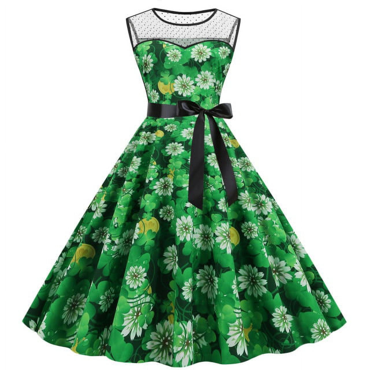 St. Patrick's Day Dress Women Saint Patrick Parades Irish Shamrock ...