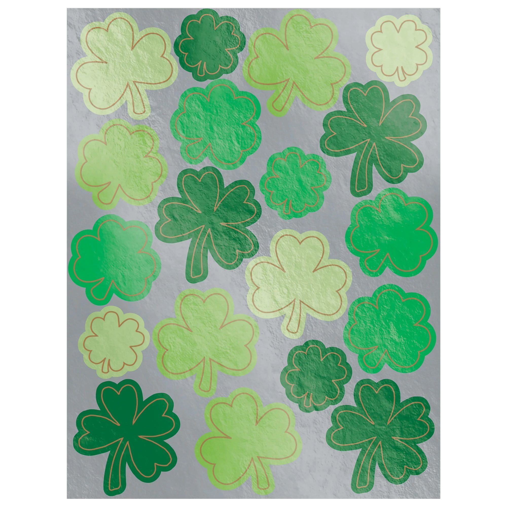 St. Patrick's Day Irish Holiday Theme Party Favor Metallic Shamrock ...