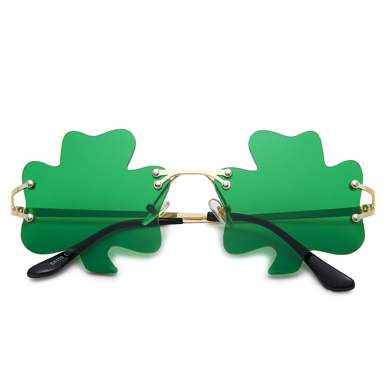 St. Patrick’s Day Irish Shamrock Sunglasses Green Four Leaf Clover ...