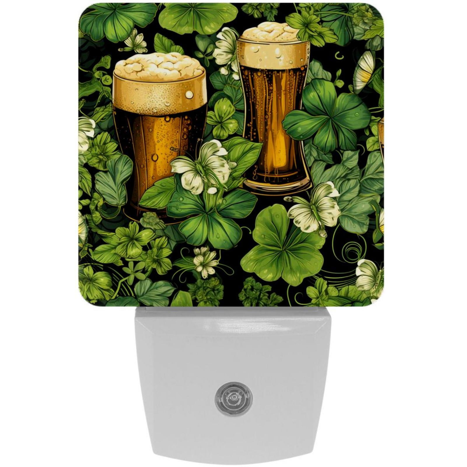 St. Patrick's Day LED Square Night Lights - Modern and Versatile Plug ...