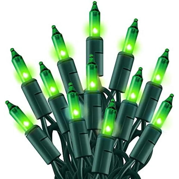 St. Patrick's Day Lights, 20FT 100 Count Incandescent Waterproof Mini ...