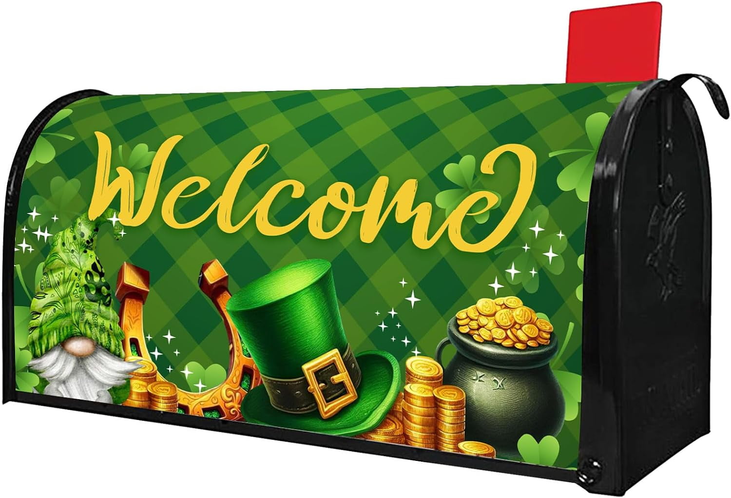 St Patrick''s Day Mailbox Covers Magnetic Standard Size 21" X 18 ...