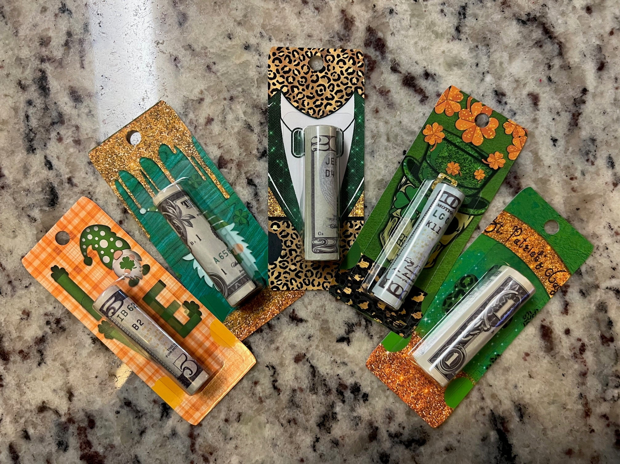 St Patrick's Day Mini Money Card Holders | Set of 5 - Walmart.com