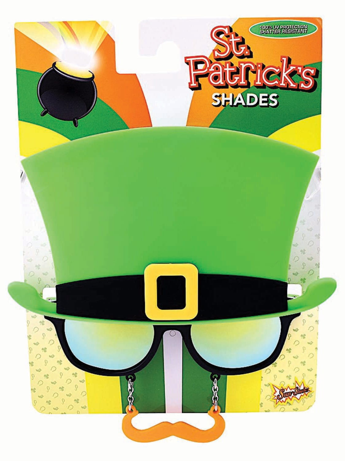 St. Patrick's Day Mustache Mask - Walmart.com