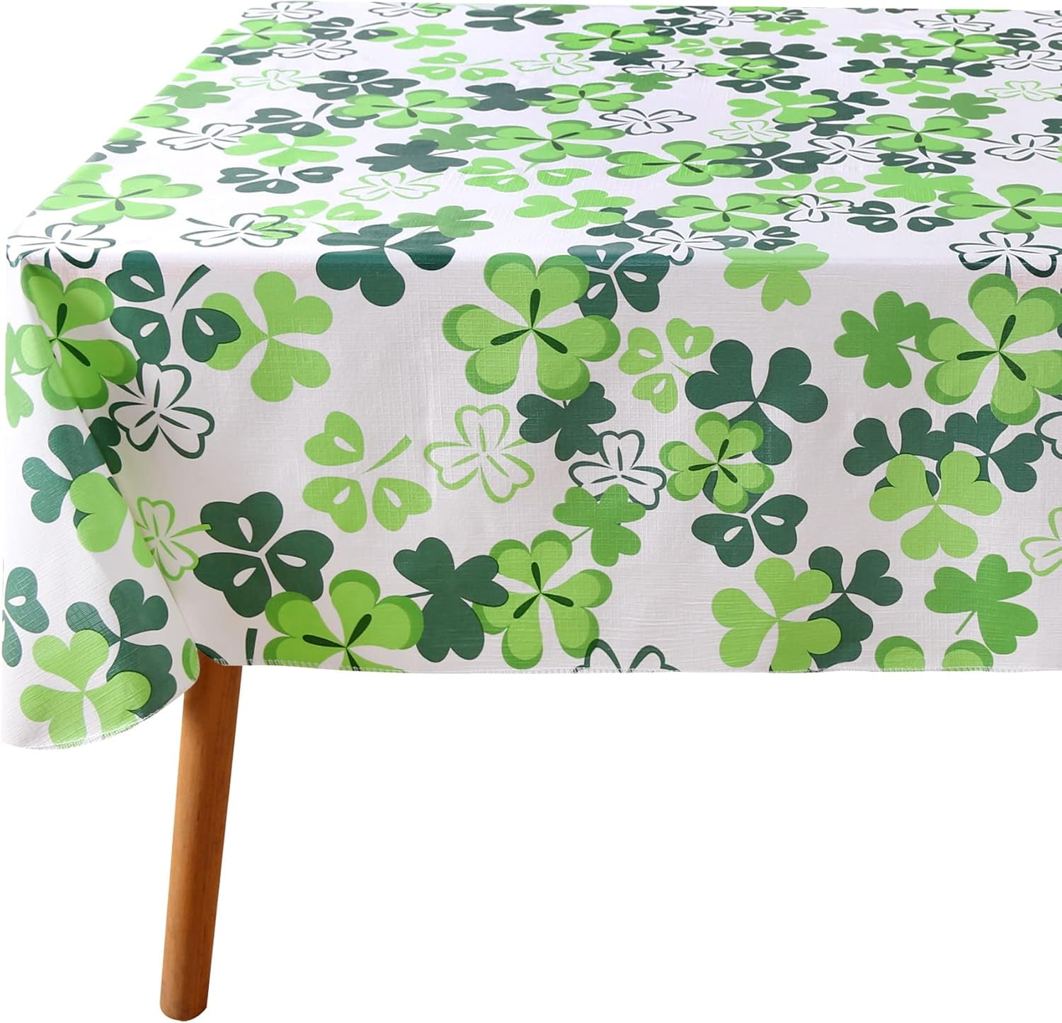 St Patrick’s Day Rectangle Tablecloth - 60x120 Inch Waterproof Green ...
