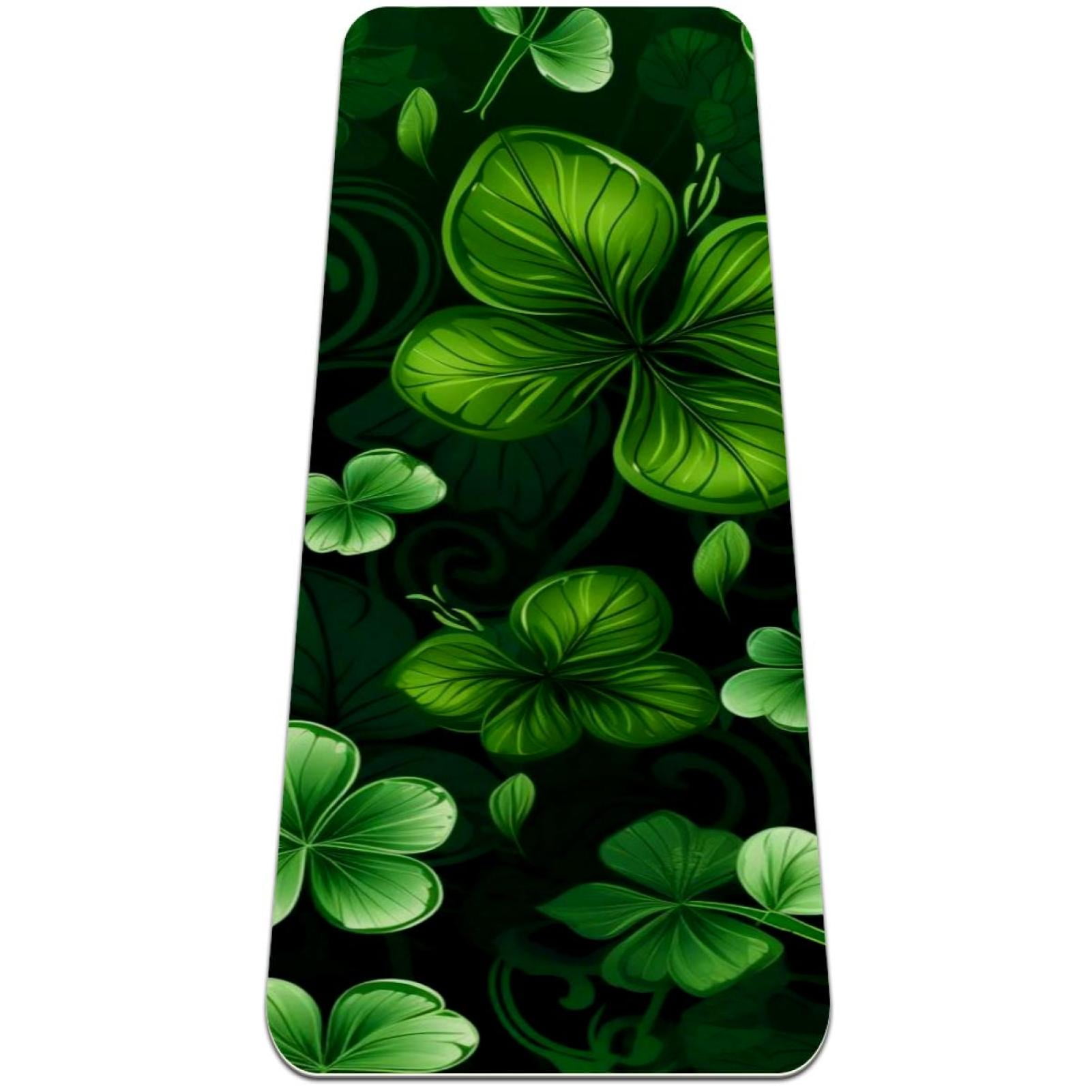 St. Patrick's Day TPE Yoga Mat -Exercise Mat for Yoga, Pilates, and ...