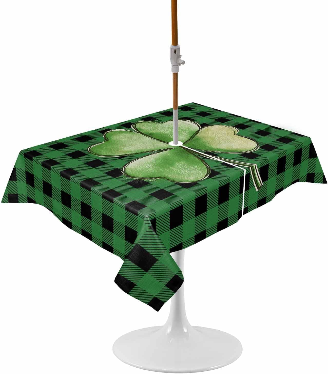 St. Patrick''s Day Table Cloth Rectangle Outdoor Tablecloth, Spring ...