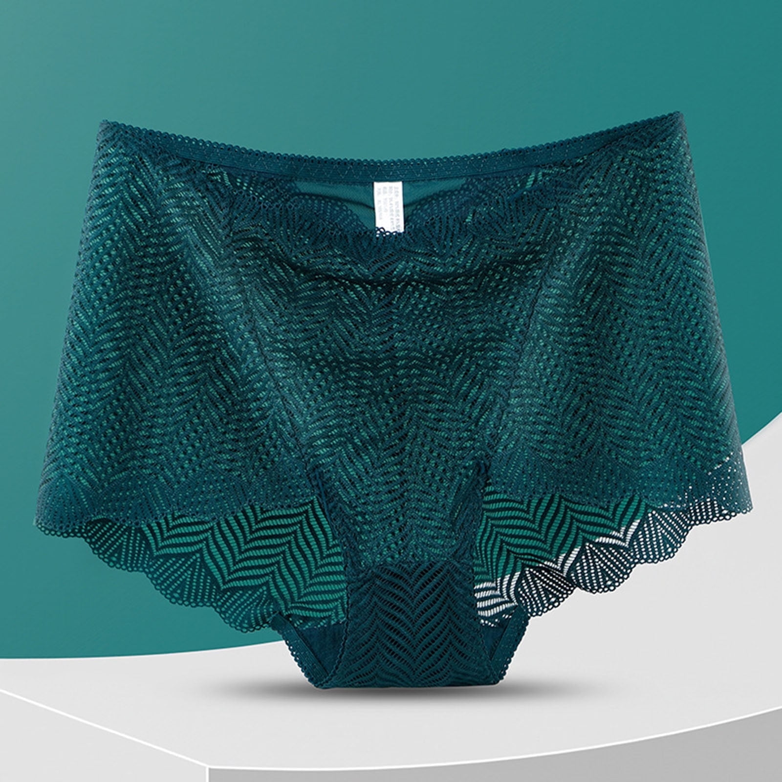 Tawop Underwear for Women Boxer Briefs Seamless Army Green Lace Panties ...