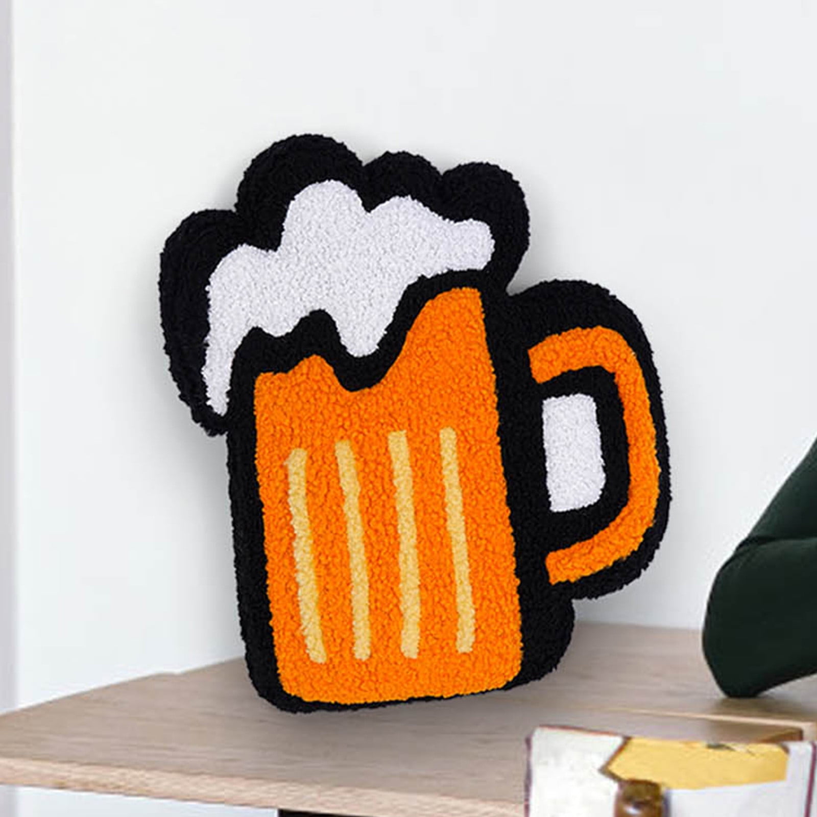St. Patrick's Day Throw Pillows Beer Shaped Pillow Beer Cushion Sofa ...