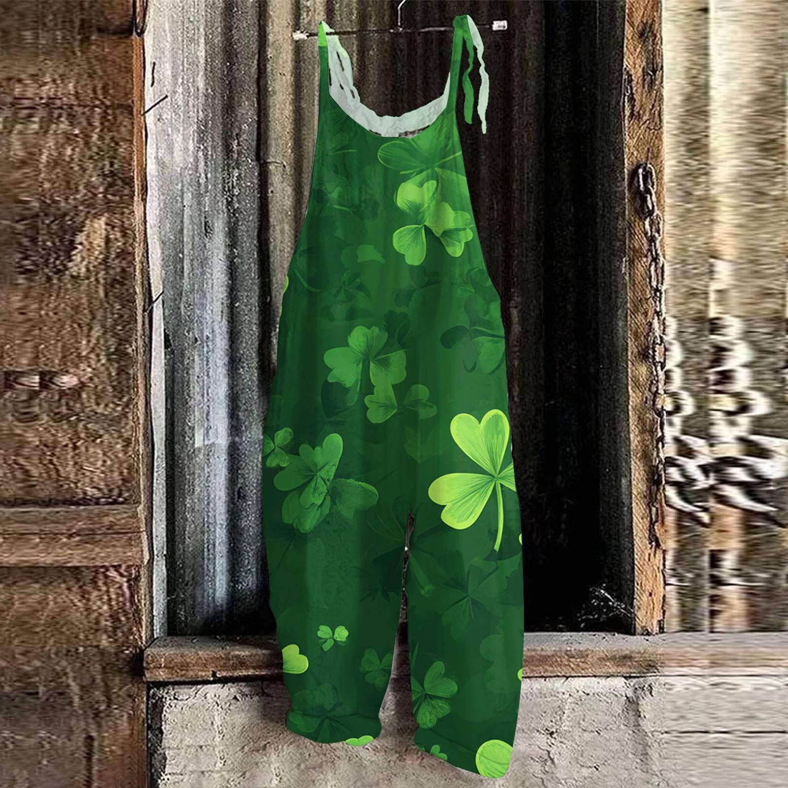 St. Patrick's Day Unisex Shamrock Overalls Comfortable, Festive ...