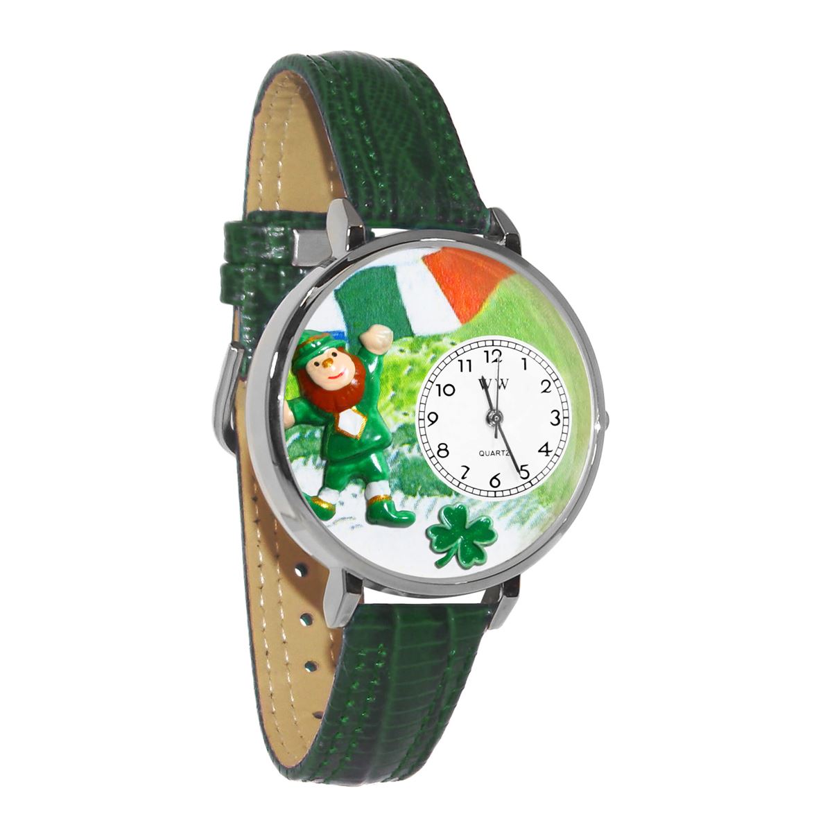 St. Patrick's Day Watch (Irish Flag) in Silver (Large) - Walmart.com