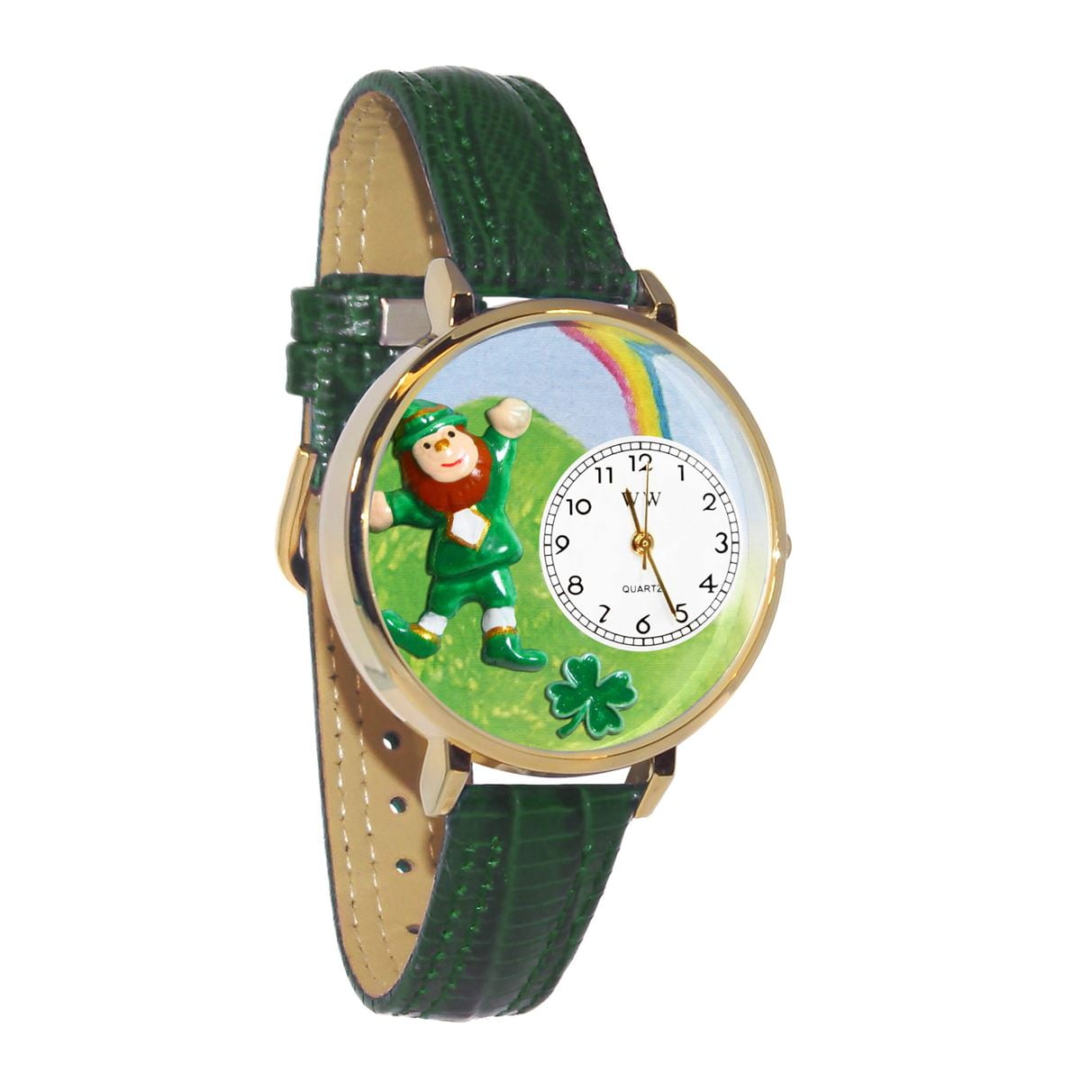 St. Patrick's Day Watch (Rainbow) in Gold (Large) - Walmart.com