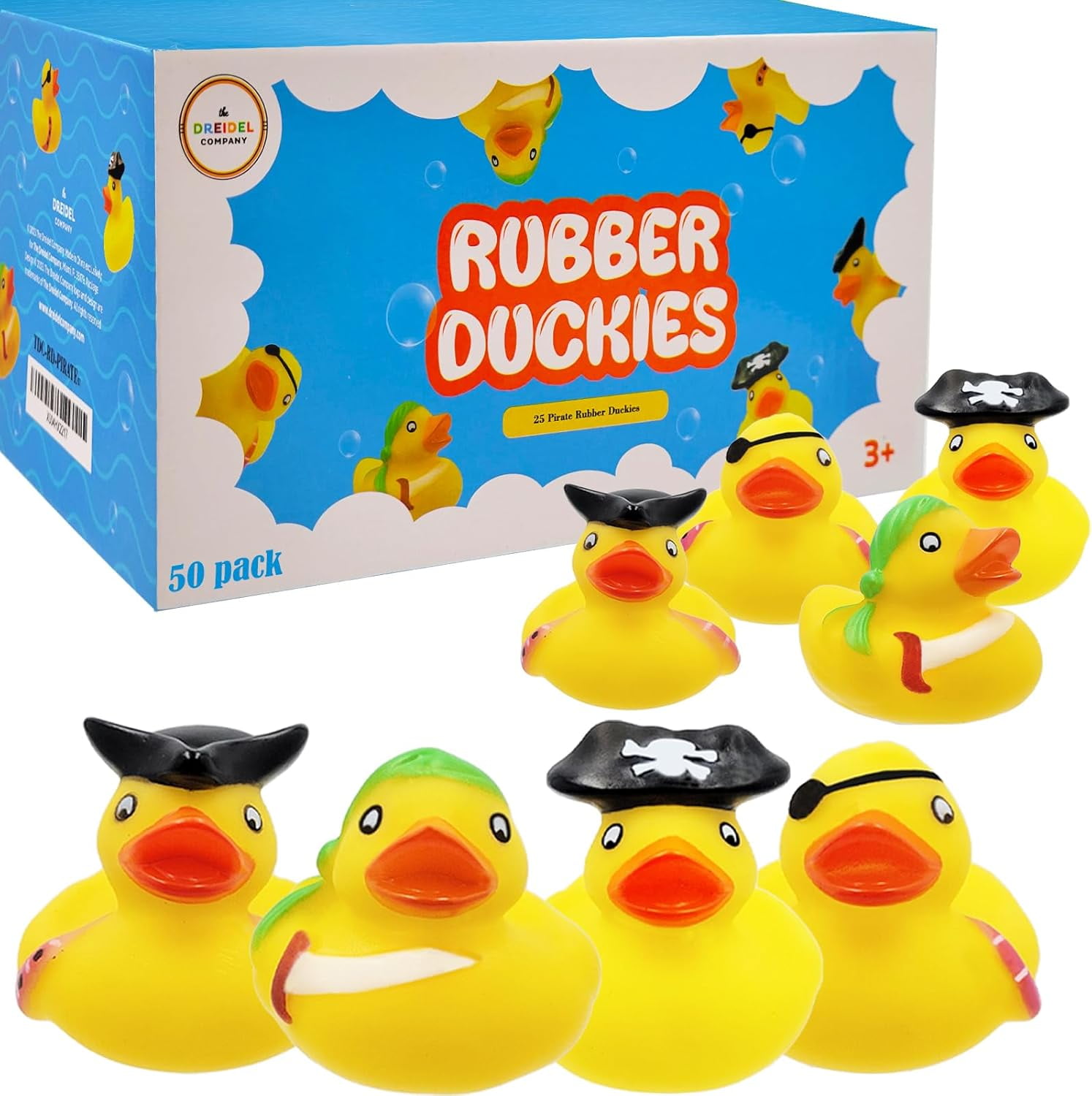 St. Patrick's Pirate Rubber Duck Toy Duckies for Kids, Bath Birthday ...