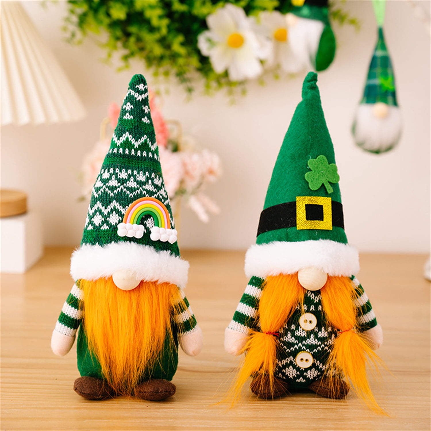 Happiwiz St Patricks Day Plush Tabletop Decor, 2 PCS Mr and Mrs ...