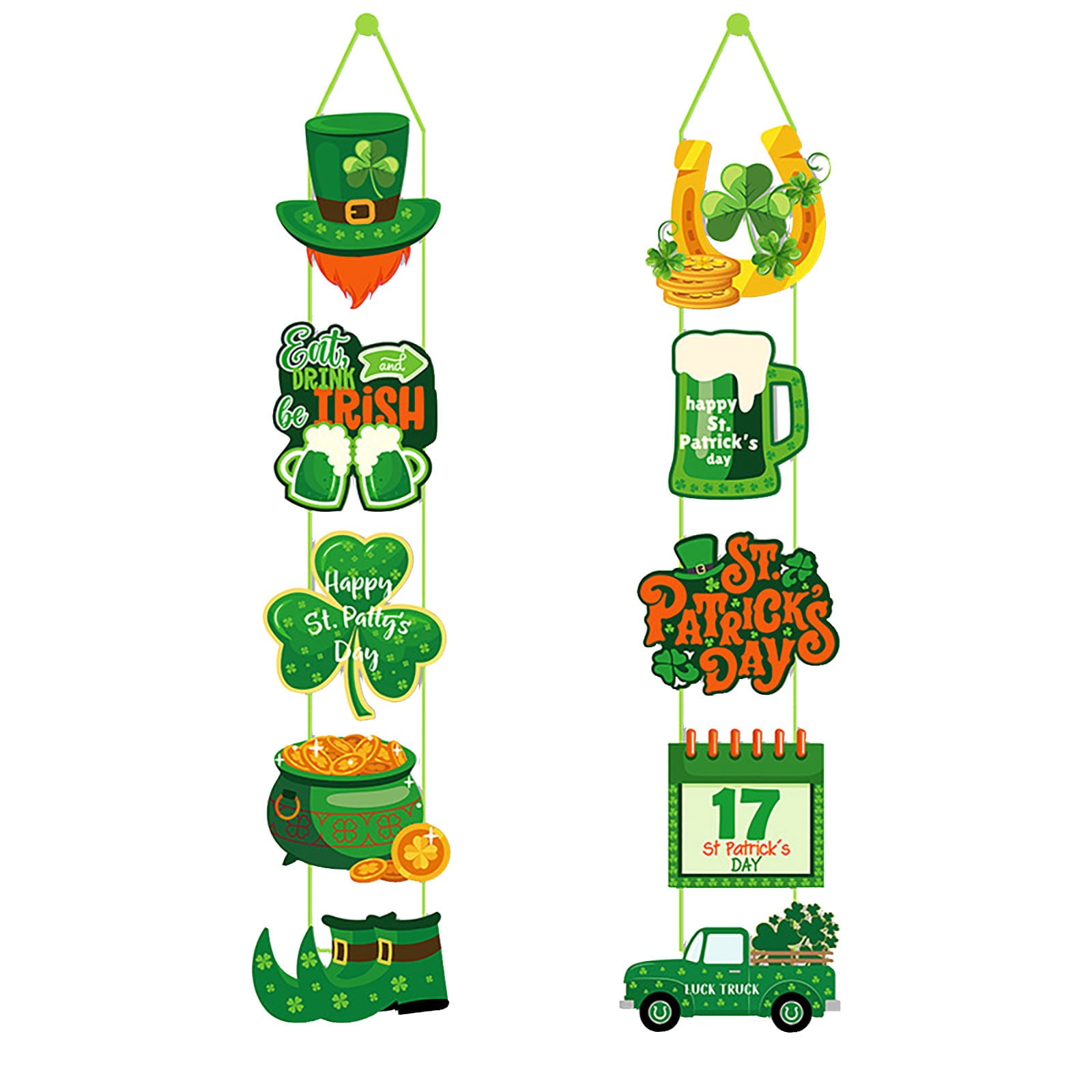 St Patricks Day Door Banner Front Door, St Patricks Day Banner ...