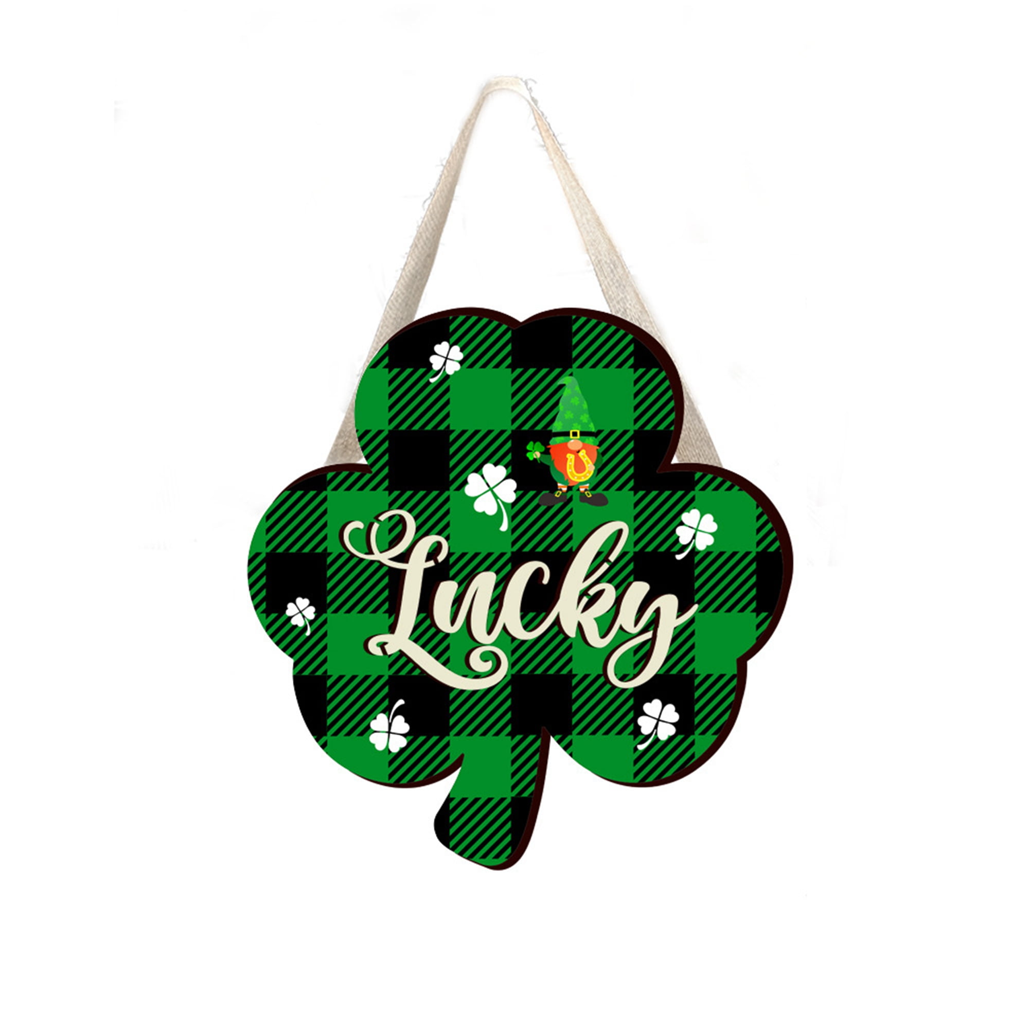 St. Patricks Day Door Sign Lighted up Welcome Sign Front Door Decor ...