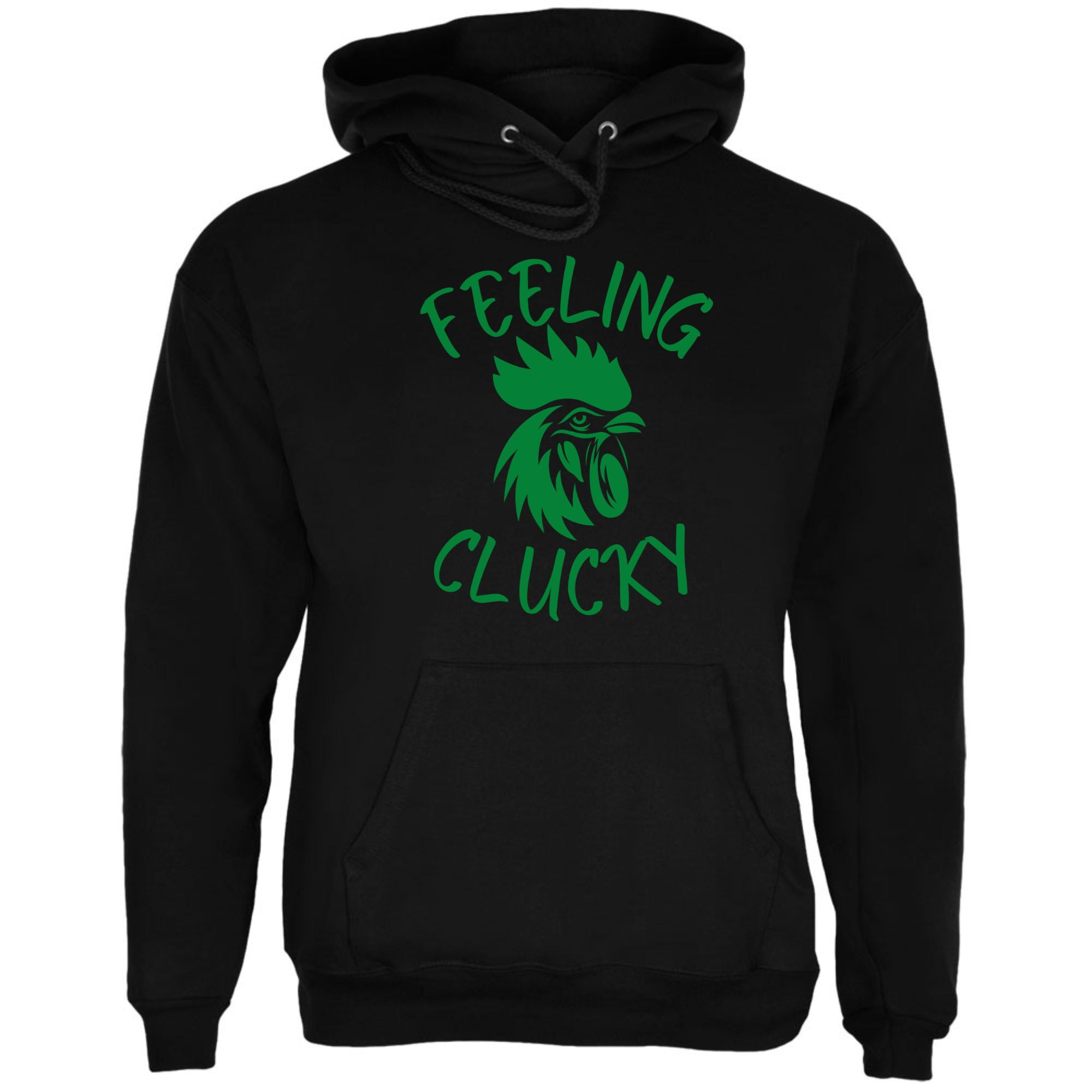 St Patricks Day Feeling Clucky Mens Hoodie - Walmart.com