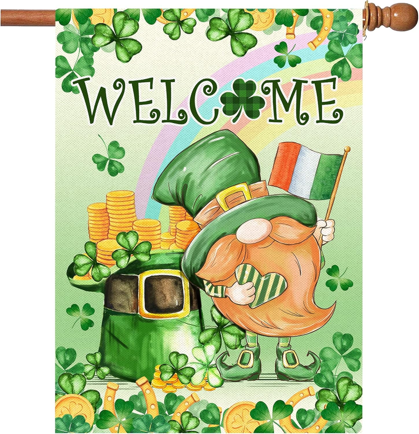 St Patricks Day Flag, St. Patrick''s Day Flags 28 x 40 Double Sided ...