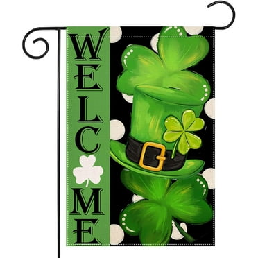 Toland Home Garden Saint Patrick's Rainbow St Pats St Patricks Day Flag Double Sided 28x40 Inch ...