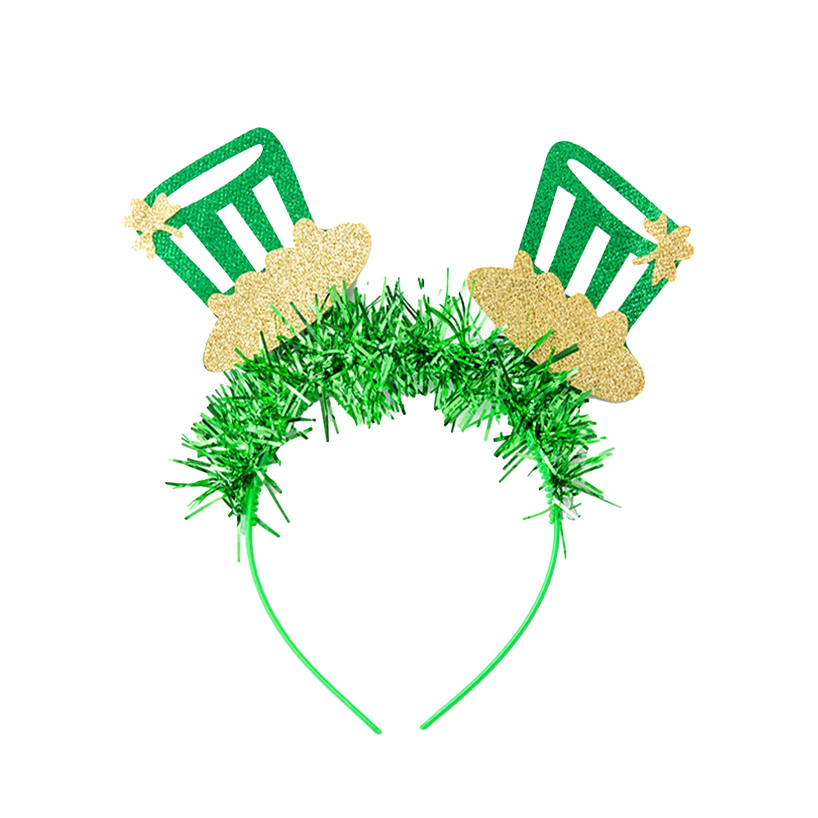 St Patricks Day Headband Clover Shamrock Headbands Irish Green