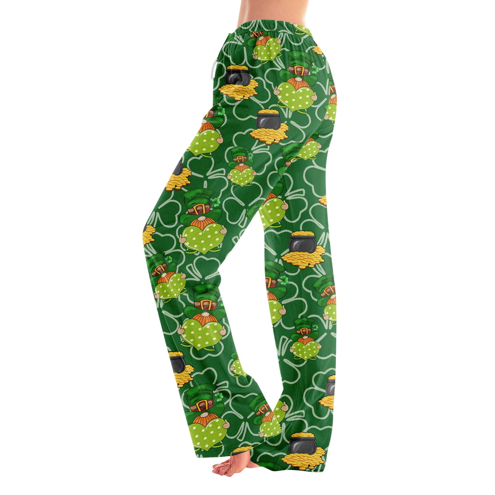 St Patricks Day Pants,St Patricks Day Pants Women,KYGABAK Loose Fit St ...