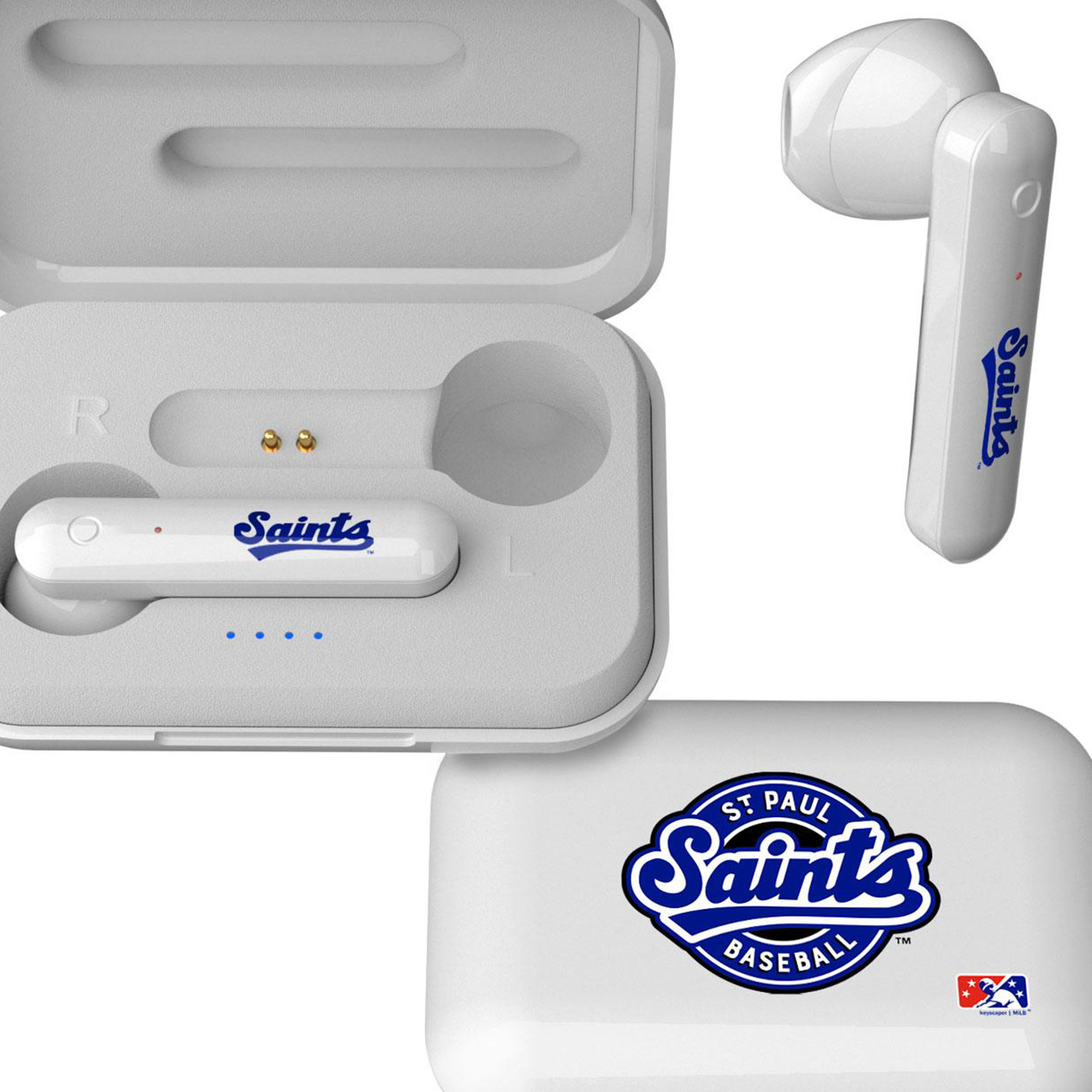 St. Paul Saints True Wireless Earbuds - Walmart.com