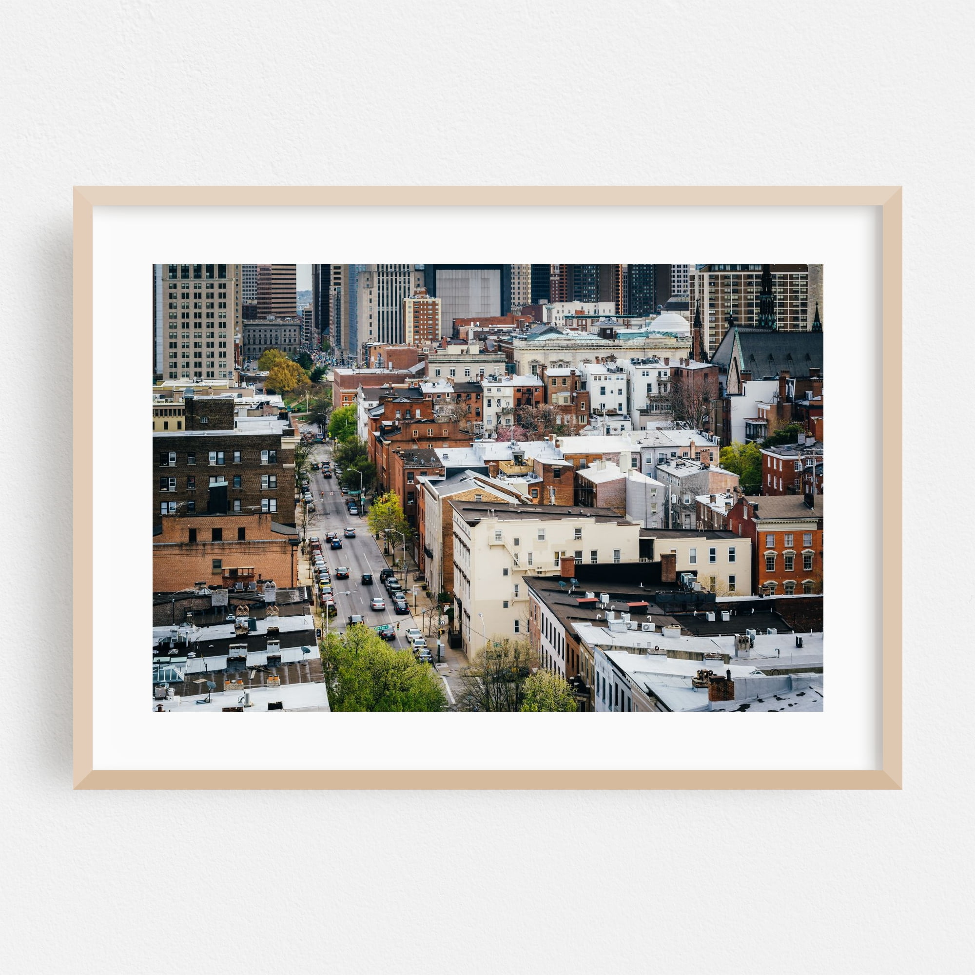 St. Paul Street 02 - Baltimore Maryland Photography City Skyline ...