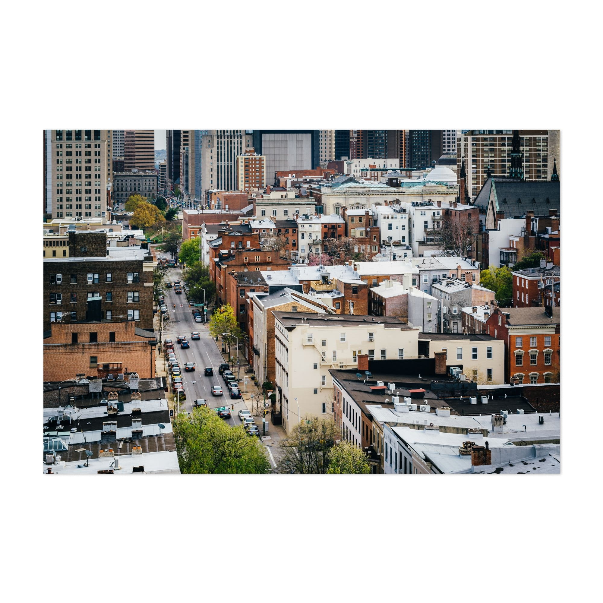 St. Paul Street 02 - Baltimore Maryland Photography City Skyline ...