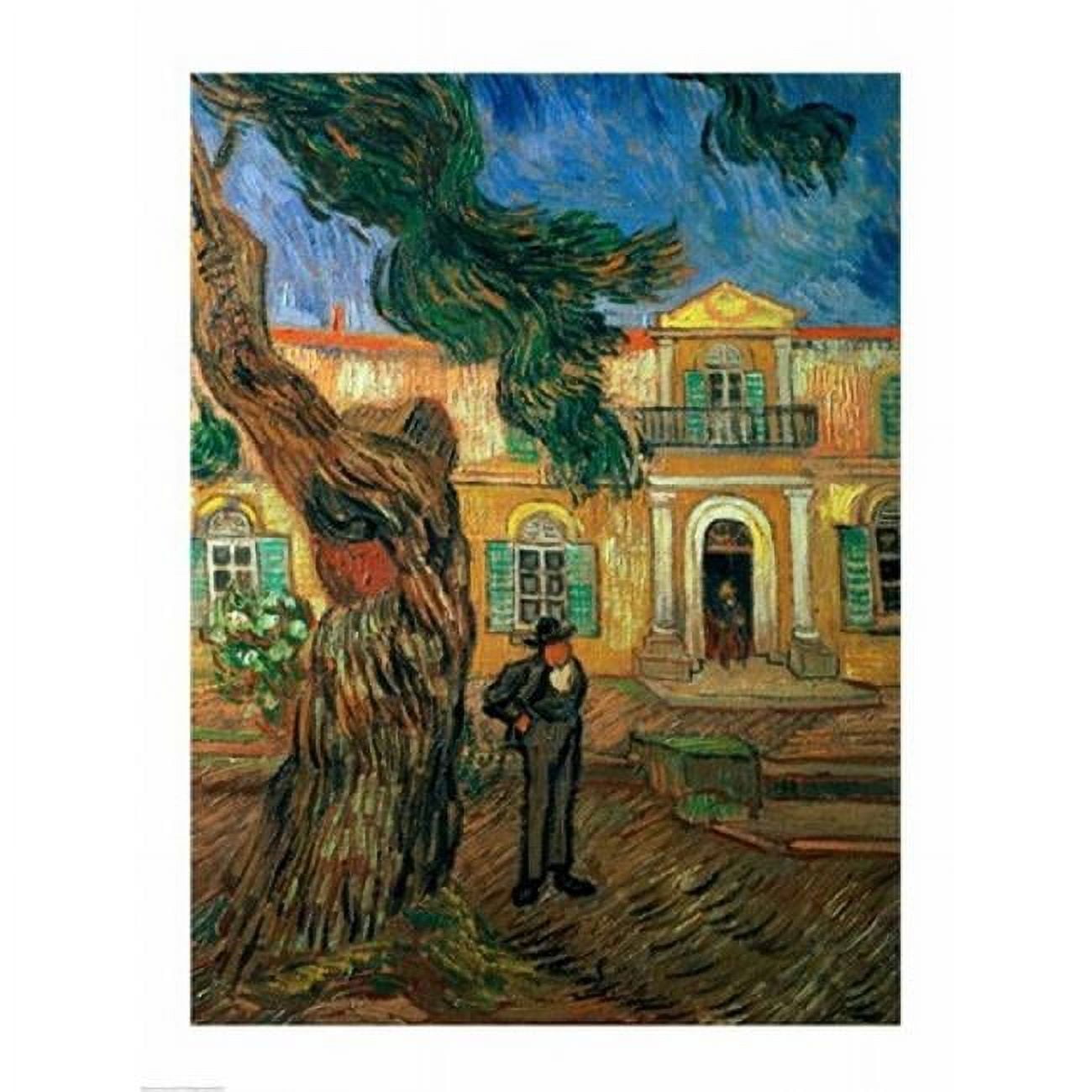 St. Pauls Hospital St Remy 1889 Poster Print by Vincent Van Gogh - 24 x ...