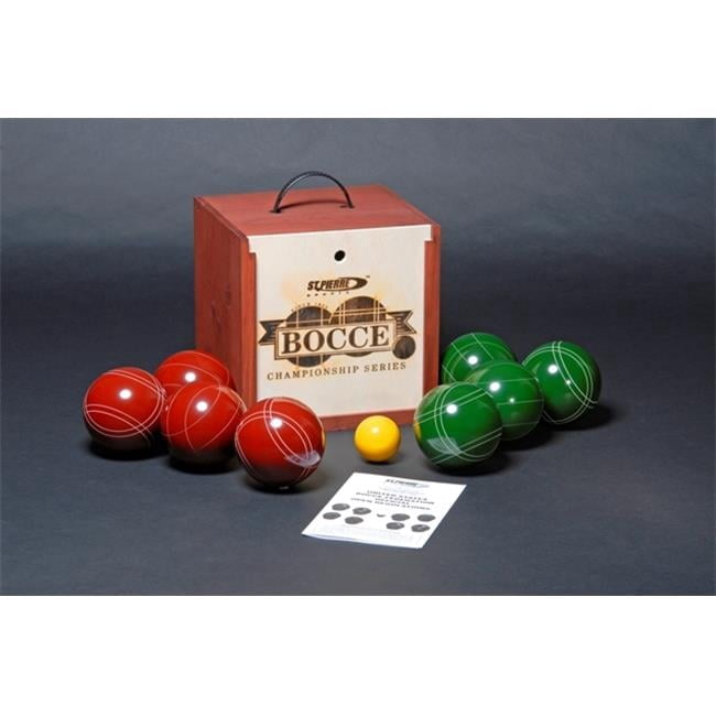 St Pierre Tournament Series Bocce Outfit in Wood Box - Walmart.com